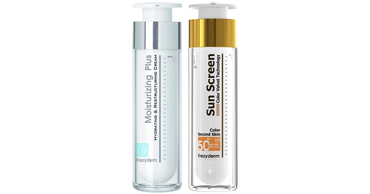 Σετ Frezyderm Moisturizing Plus Cream 50ml & Sun Screen Color Velvet ...