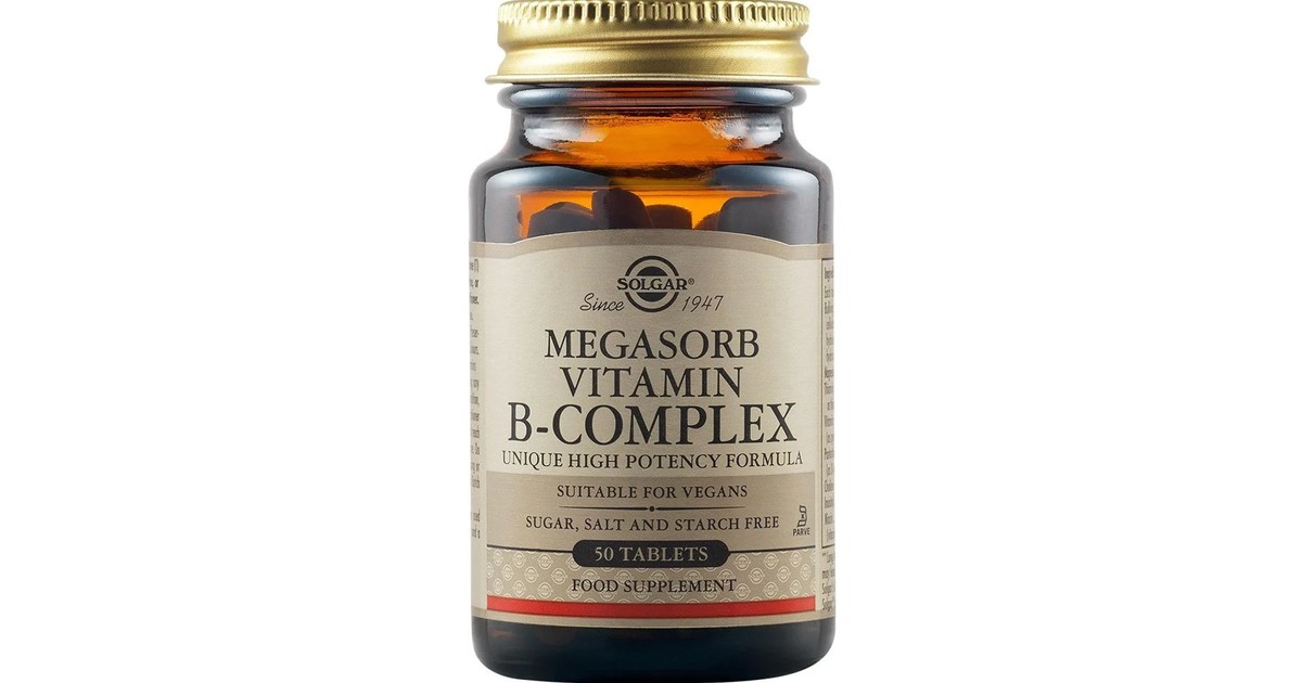 Solgar Megasorb Vitamin B50 Complex 50tabs | Pharm24.gr