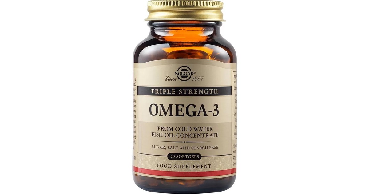 Solgar Omega-3 Triple Strength 50 Softgels | Pharm24.gr