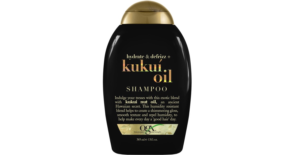 OGX Kukui Oil Shampoo Hydrate & Defrizz Σαμπουάν Ενυδάτωσης, Κατά του ...