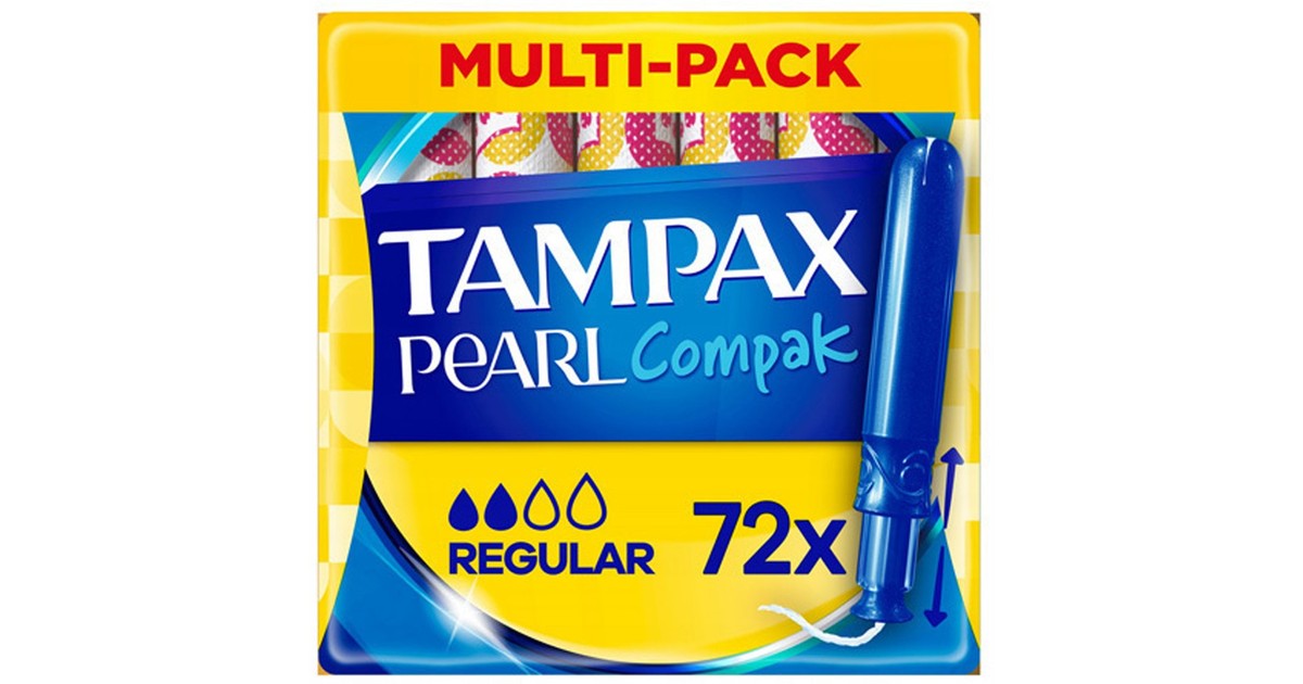 Tampax Promo Multi-Pack Compak Pearl Regular 72 Τεμάχια | Pharm24.gr