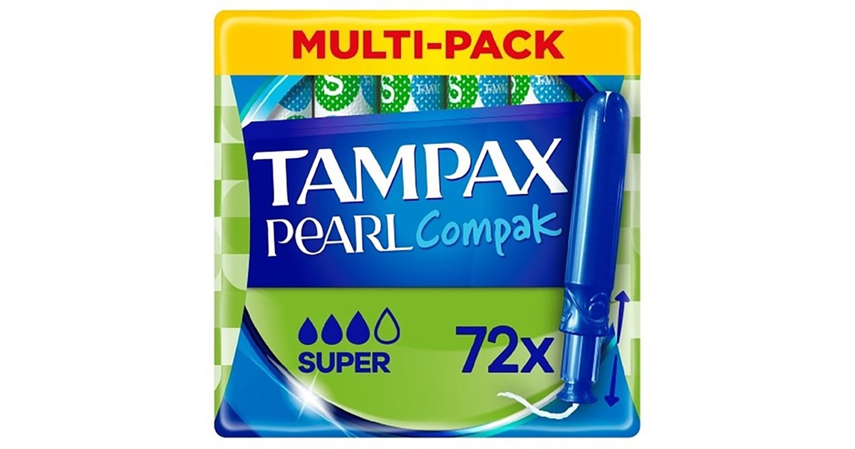 Tampax Promo Multi-Pack Compak Pearl Super 72 Τεμάχια | Pharm24.gr