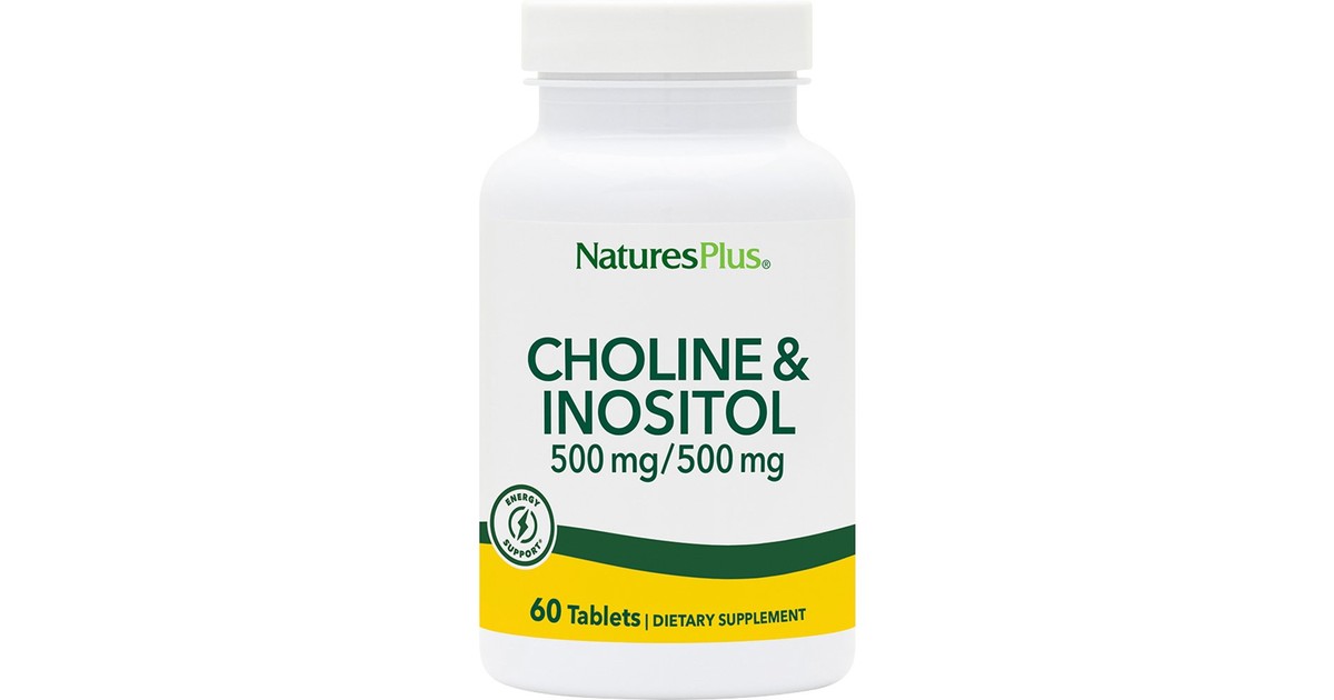 Natures Plus Choline 500mg & Inositol 500mg, 60tabs | Pharm24.gr