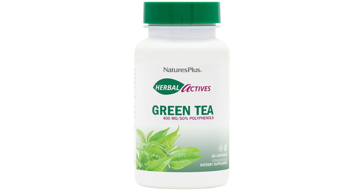 Natures Plus Green Tea 400mg 60caps | Pharm24.gr