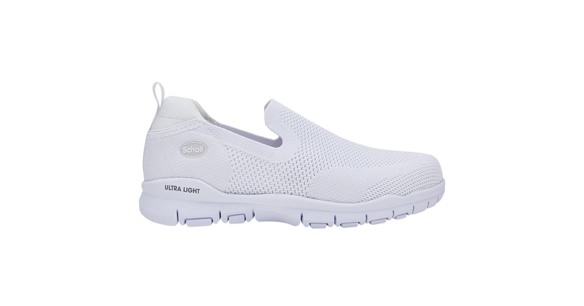 Scholl Shoes Jump Slip On Ανατομικά Παπούτσια Γυναικεία Άσπρο 1 Ζευγάρι ...