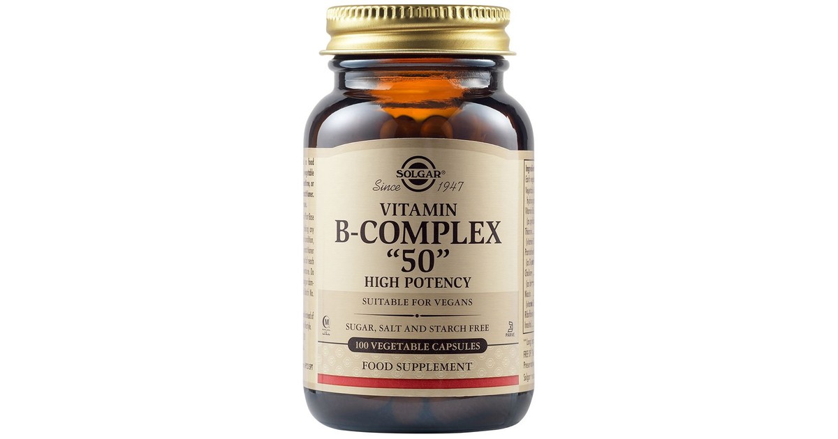 Solgar Vitamin B50-Complex 100veg.caps | Pharm24.gr