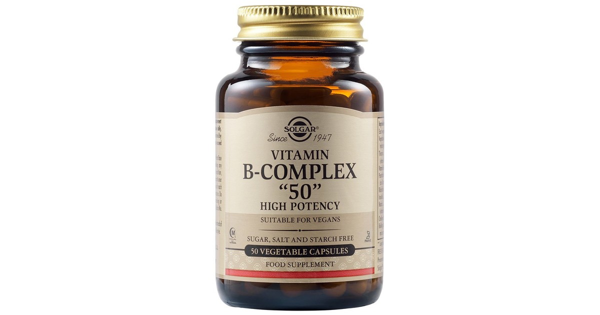 Solgar Vitamin B50-Complex 50veg.caps | Pharm24.gr