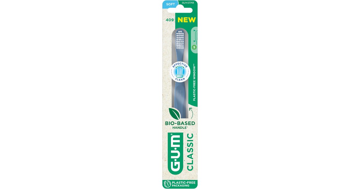 Gum Classic 409 Soft Toothbrush 1 Τεμάχιο - Μπλε | Pharm24.gr