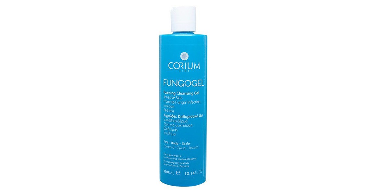 Corium Line Fungogel Foaming Face, Scalp & Body Cleansing Gel 300ml ...