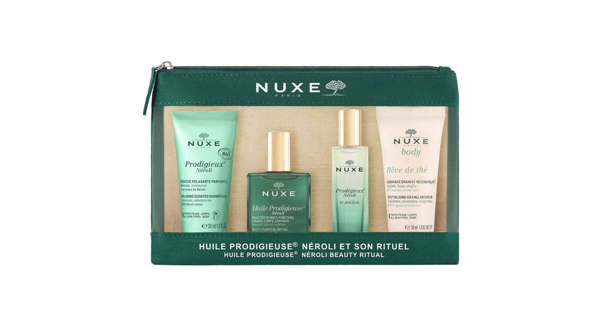 Nuxe Promo Prodigieux Neroli Travel Kit Scented Shower Gel 30ml & Huile ...