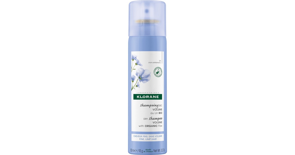 Klorane Organic Flax Volume Dry Shampoo 150ml | Pharm24.gr