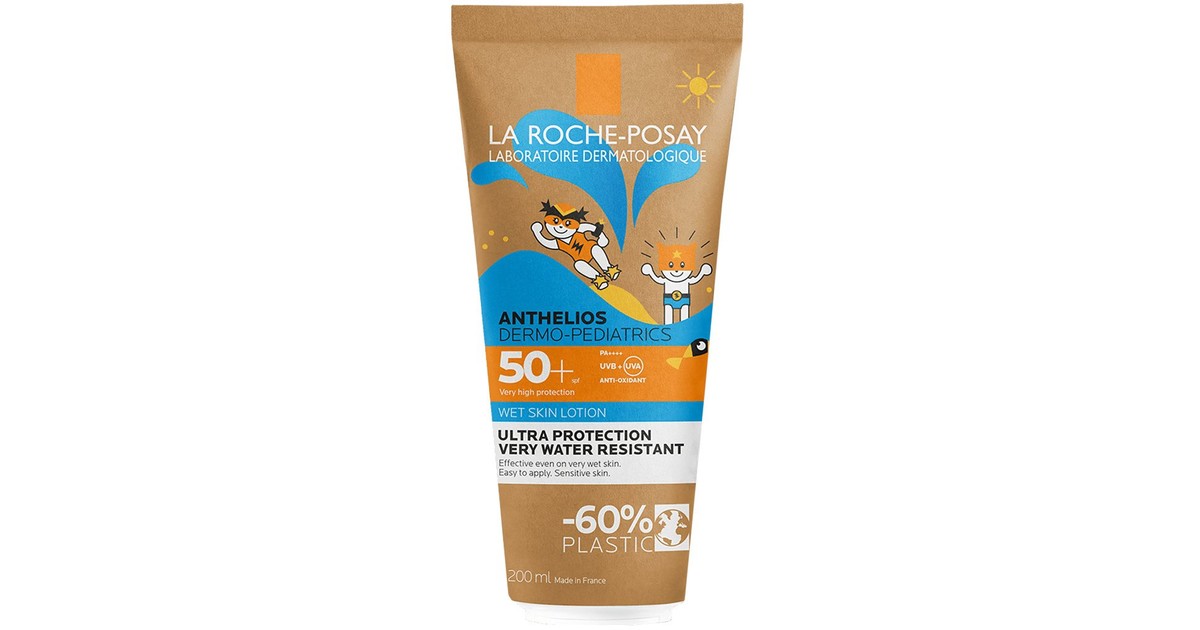 La Roche-Posay Anthelios Dermo-Pediatrics Wetskin Lotion Spf50+, 200ml ...