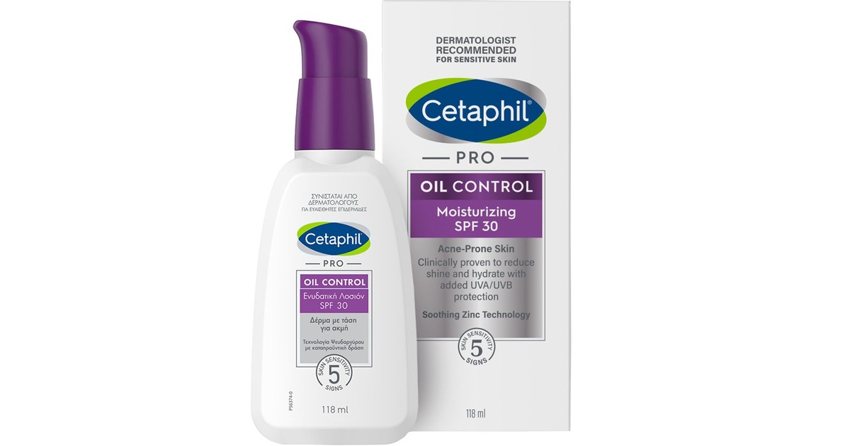Cetaphil Pro Oil Control Moisturizing Lotion Spf30, 118ml | Pharm24.gr