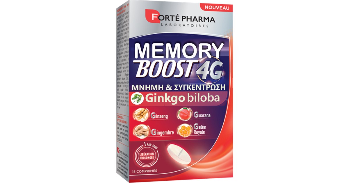 Forte Pharma Memory Boost 4G 15tabs | Pharm24.gr