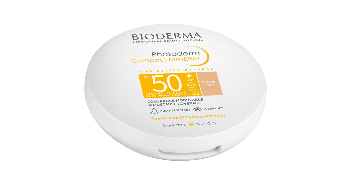 Bioderma Photoderm Compact Mineral Adjustable Coverage for Sensitive ...