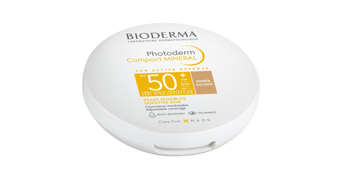 Bioderma Photoderm Compact Mineral Adjustable Coverage for Sensitive ...