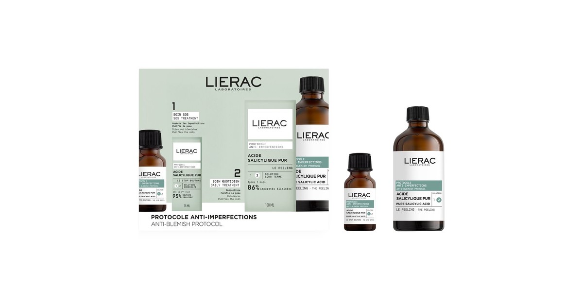 Lierac Promo Protocole Anti-Imperfection & Anti-Blemish Control Solution 1 The Stop Spots 15ml ...