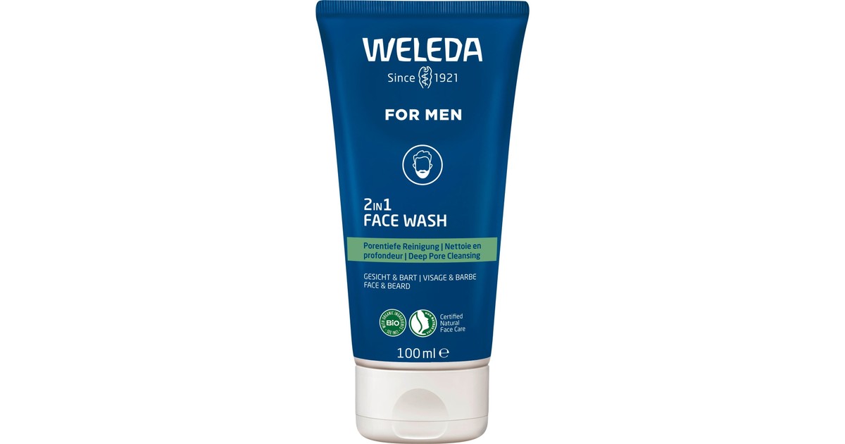 Weleda For Men 2 in 1 Face Wash 100ml | Pharm24.gr