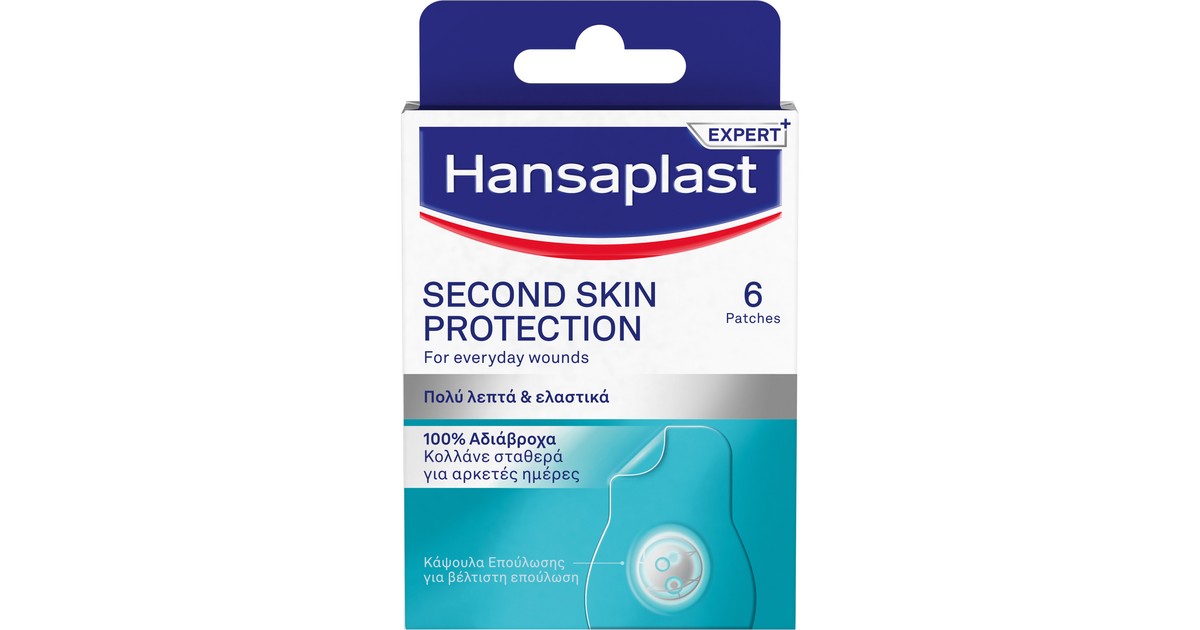 Hansaplast Second Skin Protection for Everyday Wounds 6 Τεμάχια ...