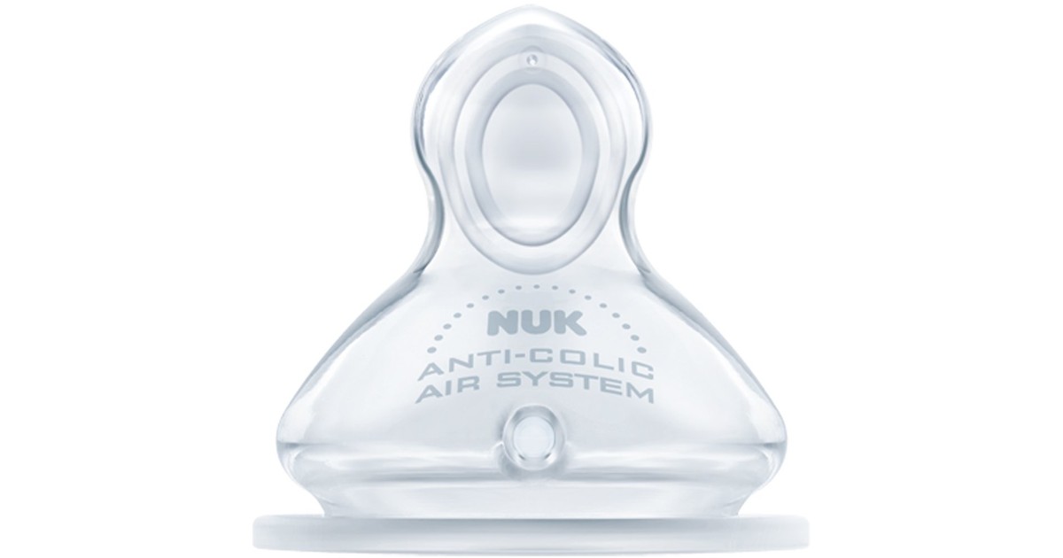Nuk First Choice Plus No Colic Teat 0-6m, 2 Τεμάχια | Pharm24.gr