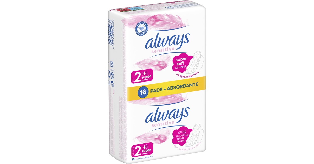 Always Ultra Sensitive Super Pads 16 Τεμάχια | Pharm24.gr
