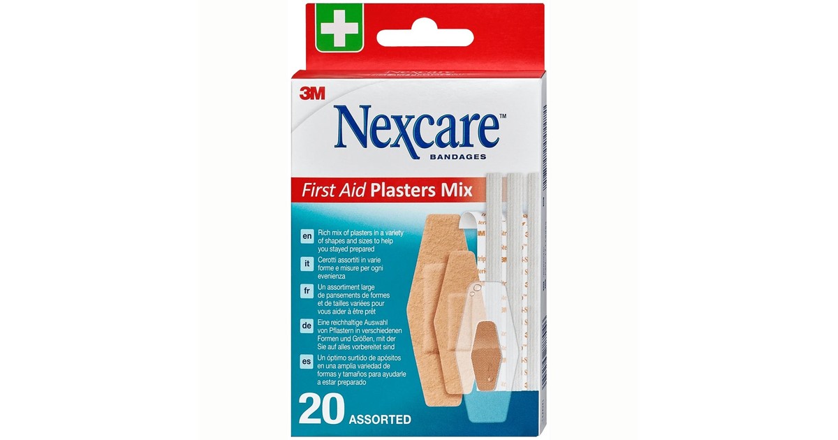 3M Nexcare First Aid Plasters Mix 20 Τεμάχια | Pharm24.gr