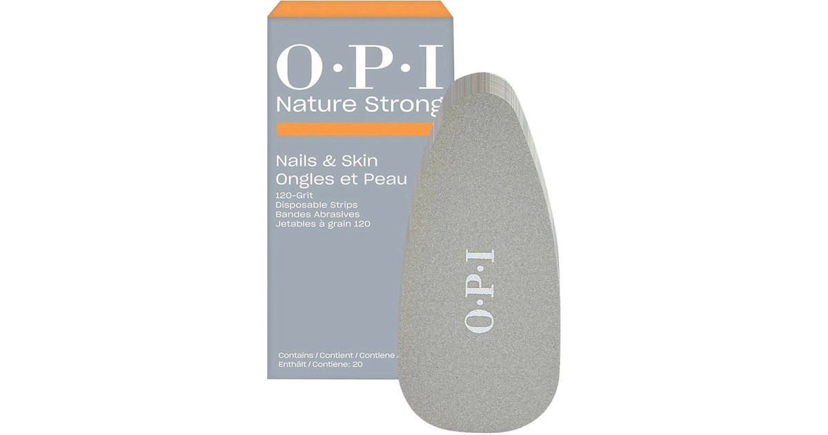 OPI Nature Strong 120-Grit Disposable Rasp Strips 20 Τεμάχια | Pharm24.gr