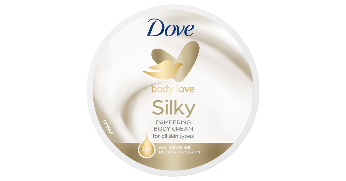 Dove Silky Nourishment Pampering Body Cream Ενυδατική Κρέμα Σώματος που ...