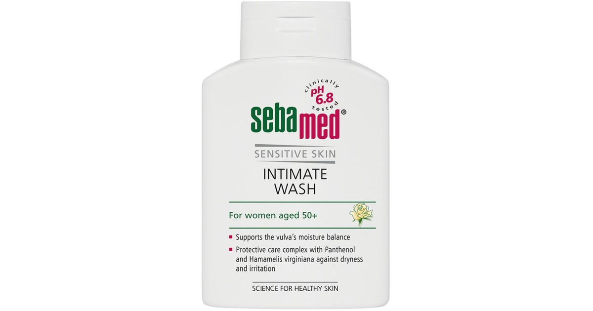 Sebamed Feminine Intimate Wash pH 6.8 for Women Aged 50+, 200ml ...