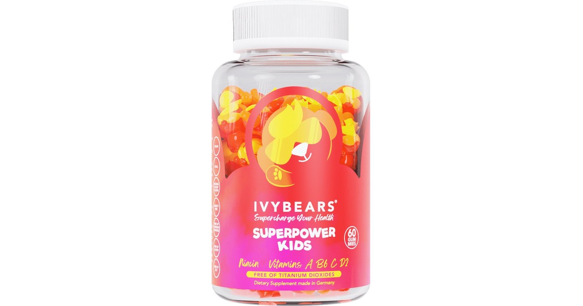 IvyBears Superpower Kids 60 Ζελεδάκια | Pharm24.gr
