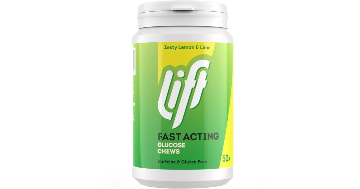 Lift Gluco Fast Acting Glucose 50 Chew.tabs - Zesty Lemon & Lime ...