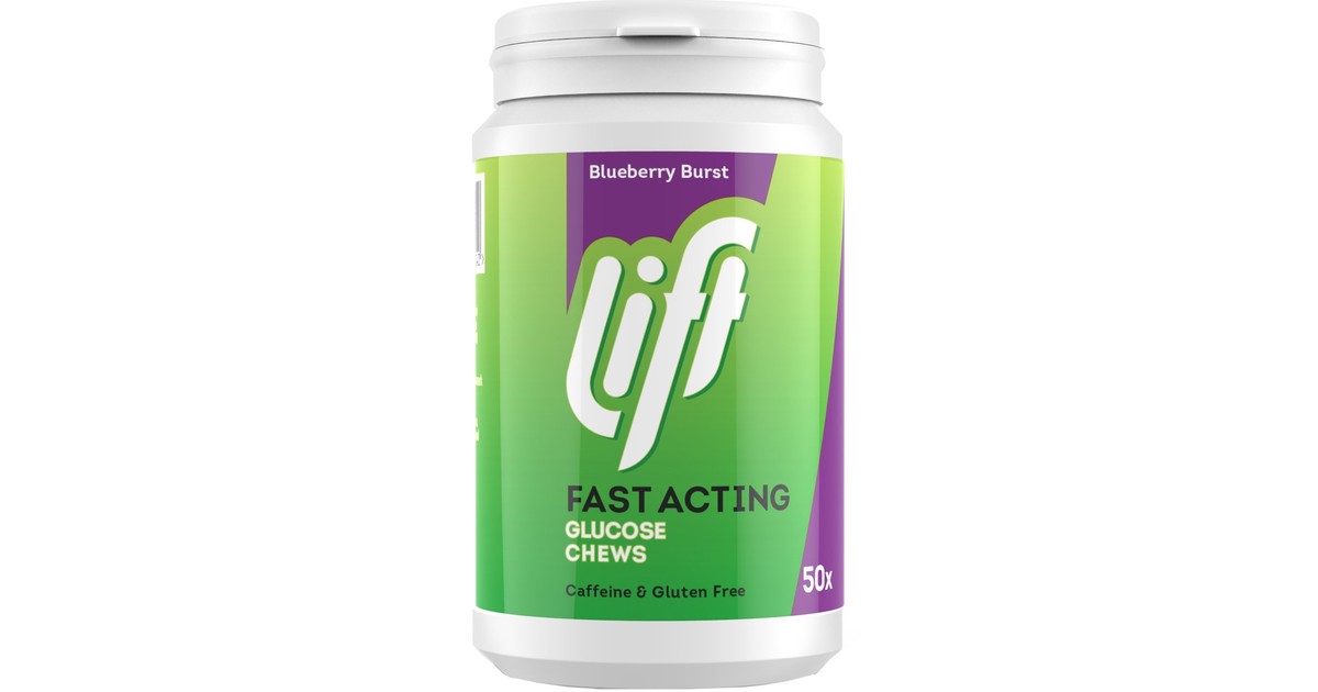 Lift Gluco Fast Acting Glucose 50 Chew.tabs - Blueberry Burst | Pharm24.gr