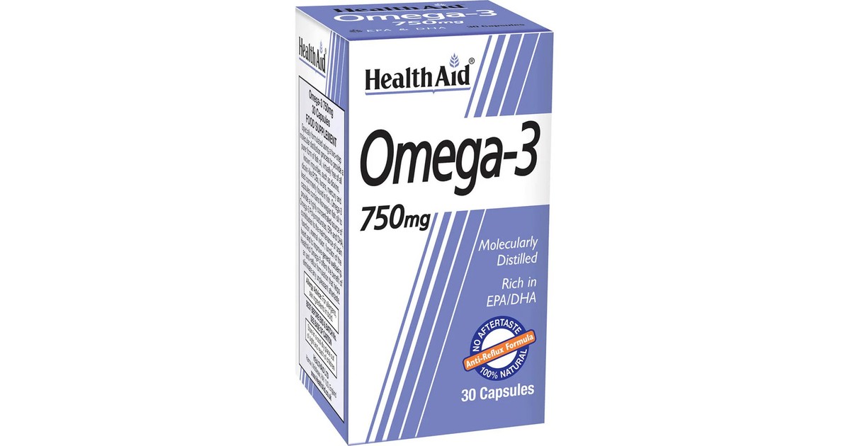 Health Aid Omega 3, 750mg 30caps | Pharm24.gr