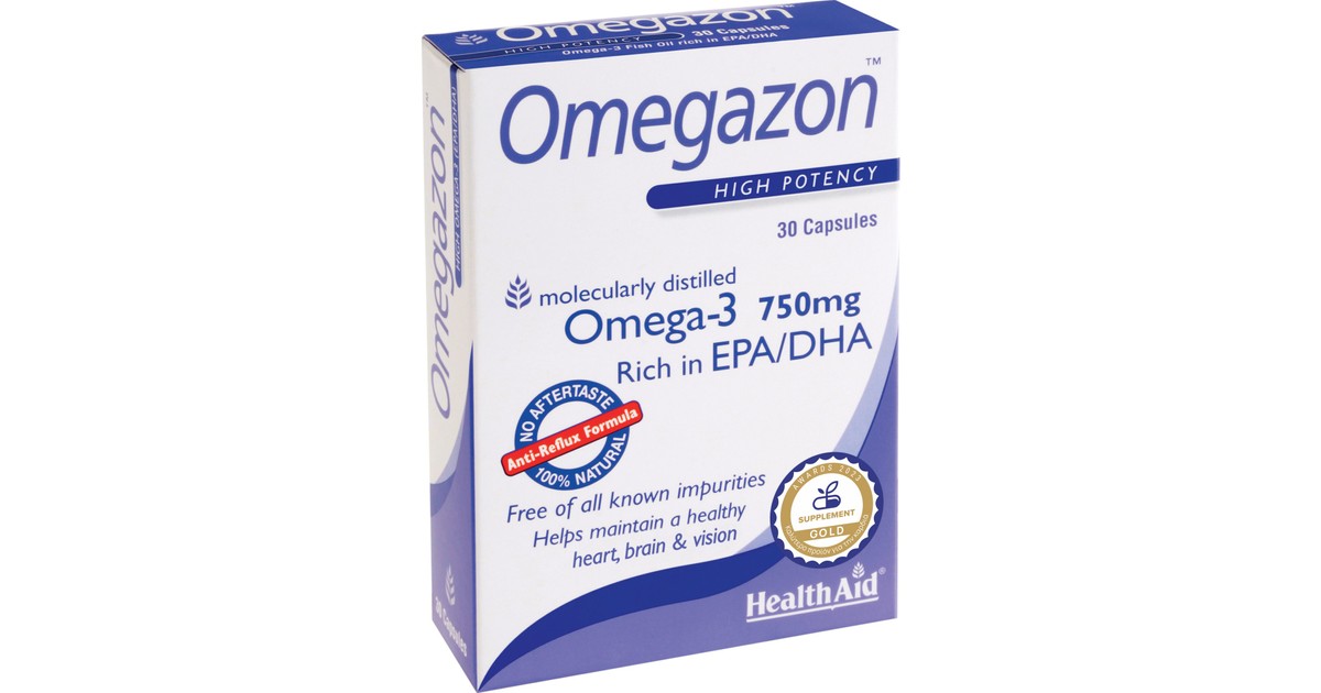 Health Aid Omegazon Omega-3 750mg 30caps | Pharm24.gr