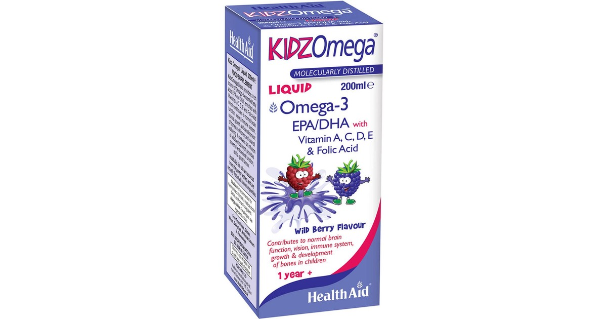 Health Aid KIDZ Omega Liquid 200ml | Pharm24.gr