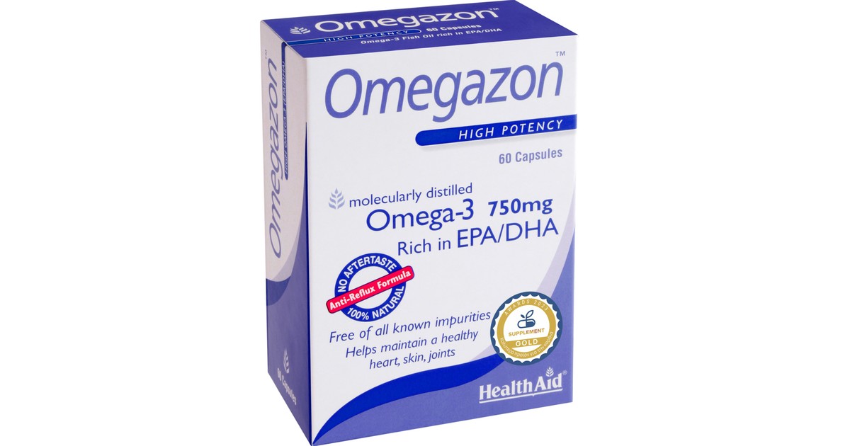Health Aid Omegazon Omega-3 750mg 60caps | Pharm24.gr