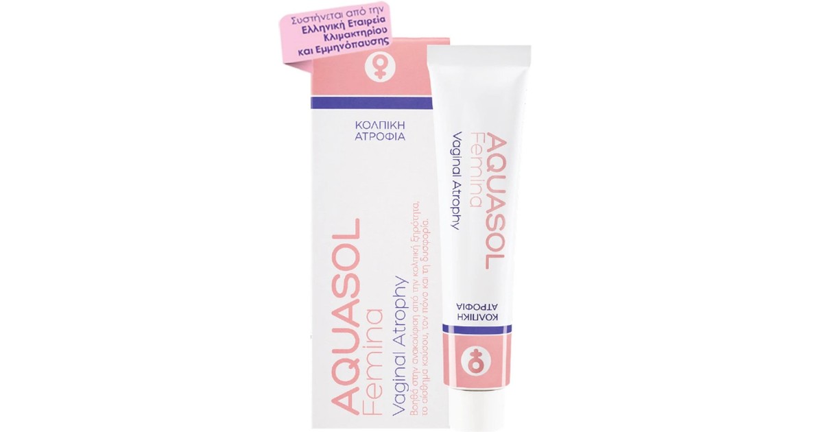 Galenica Aquasol Femina Vaginal Atrophy Cream 30ml | Pharm24.gr