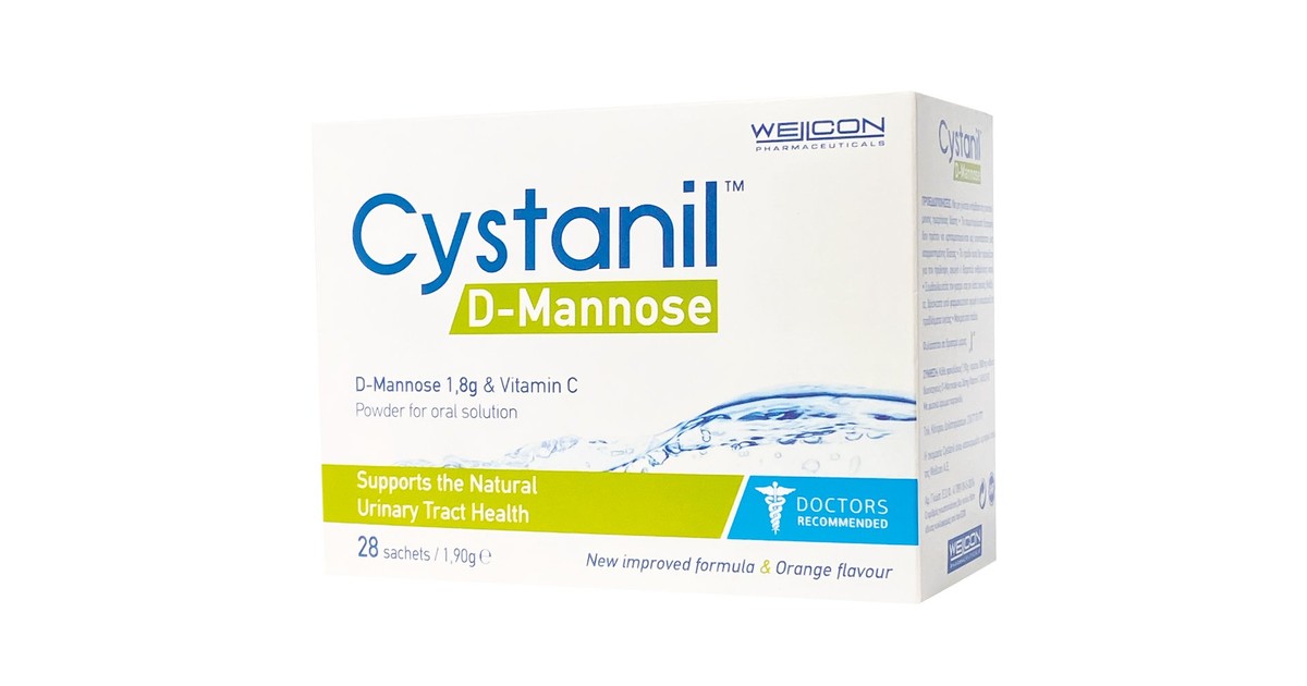 Wellcon Cystanil D Mannose 28 Sachets | Pharm24.gr