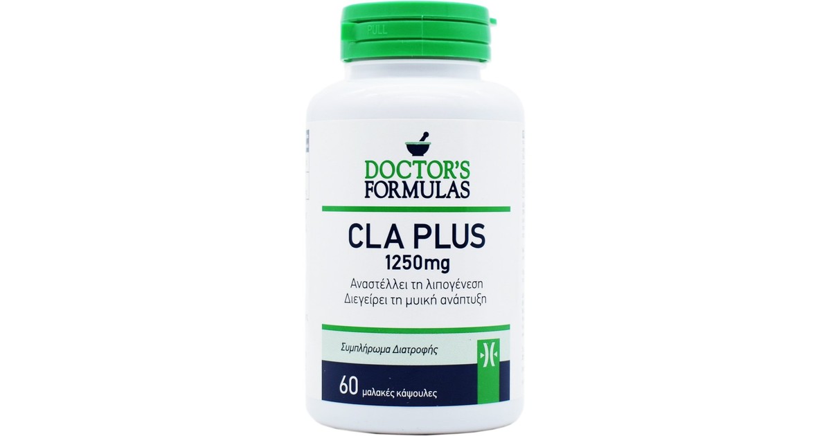 Doctor's Formulas CLA Plus 1250mg 60 Softgels | Pharm24.gr
