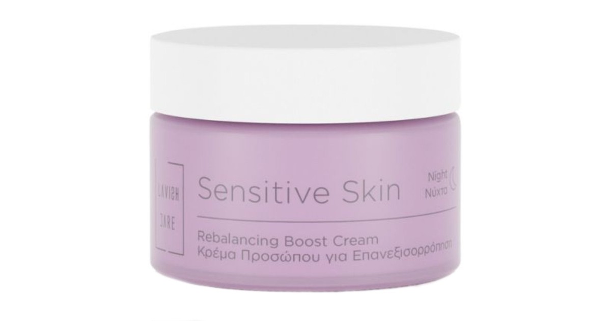 Lavish Care Sensitive Skin Rebalancing Boost Cream Night 50ml | Pharm24.gr