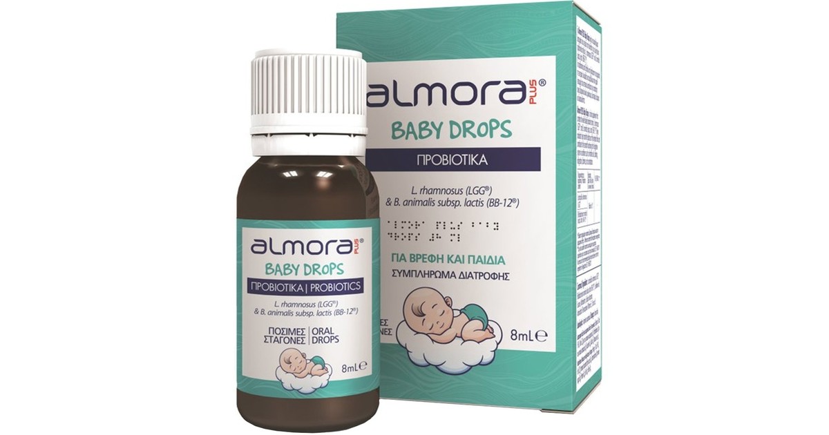 Almora Plus Baby Probiotics Drops 8ml | Pharm24.gr