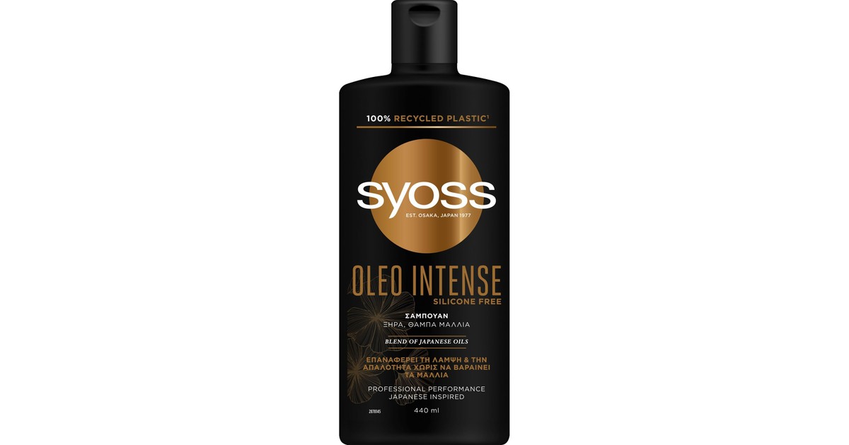 Syoss Oleo Intense Shampoo Blend of Japnese Oils for Dry & Dull Hair ...