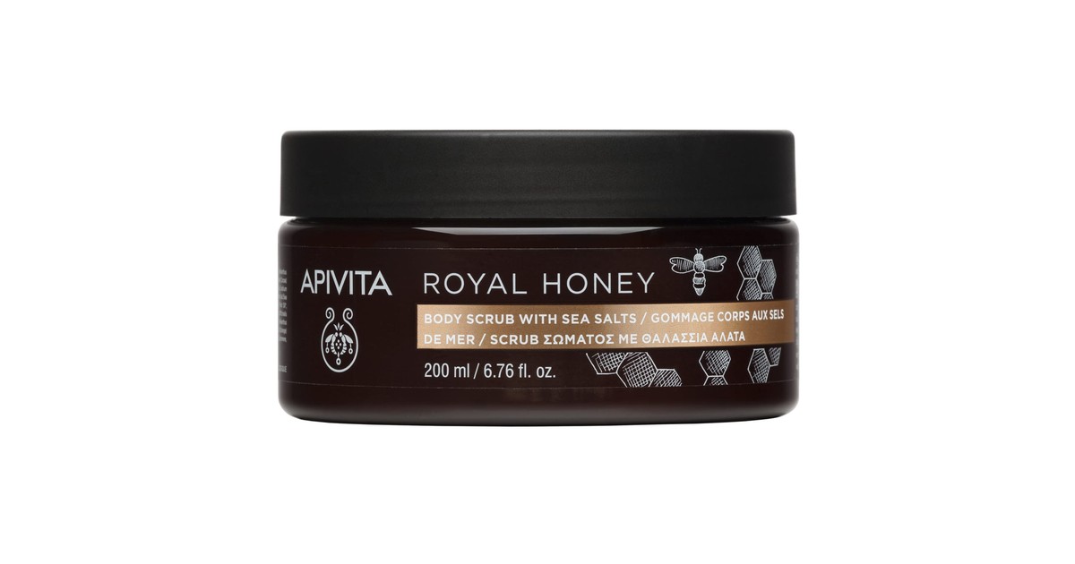Apivita Royal Honey Body Scrub with Sea Salts 200ml | Pharm24.gr