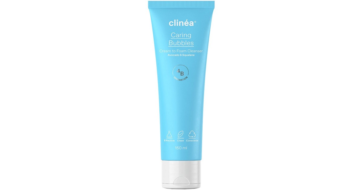 Clinéa Caring Bubbles Cream to Foam Face Cleanser 150ml | Pharm24.gr