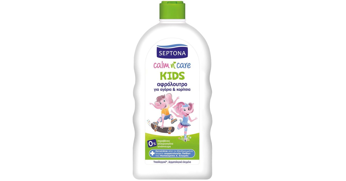 Septona Kids Calm n' Care Παιδικό Αφρόλουτρο για Αγόρια & Κορίτσια ...