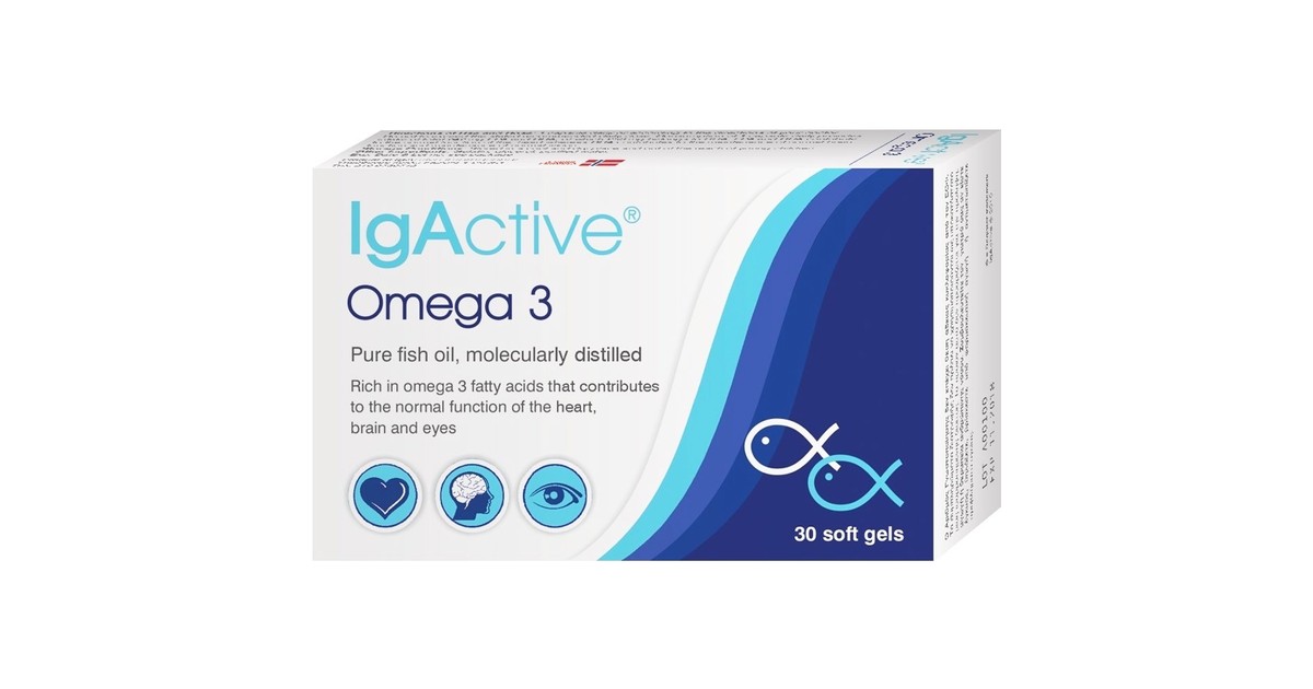 IgActive Omega 3, 30 Softgels | Pharm24.gr
