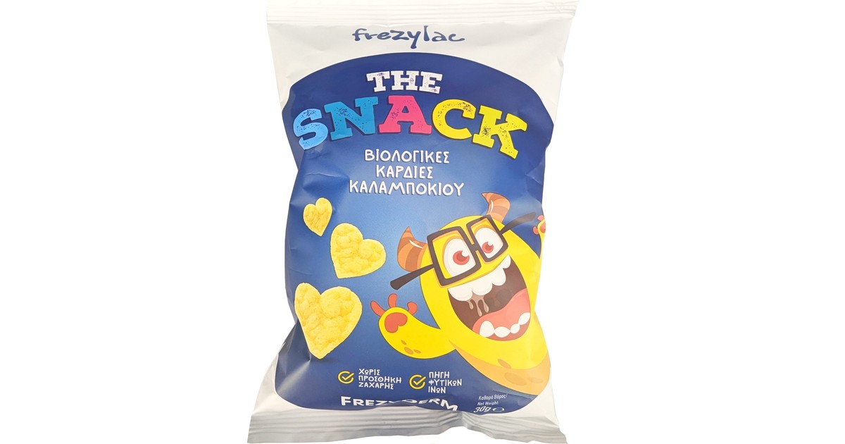 Frezyderm Frezylac The Snack Organic Corn Hearts 30g | Pharm24.gr