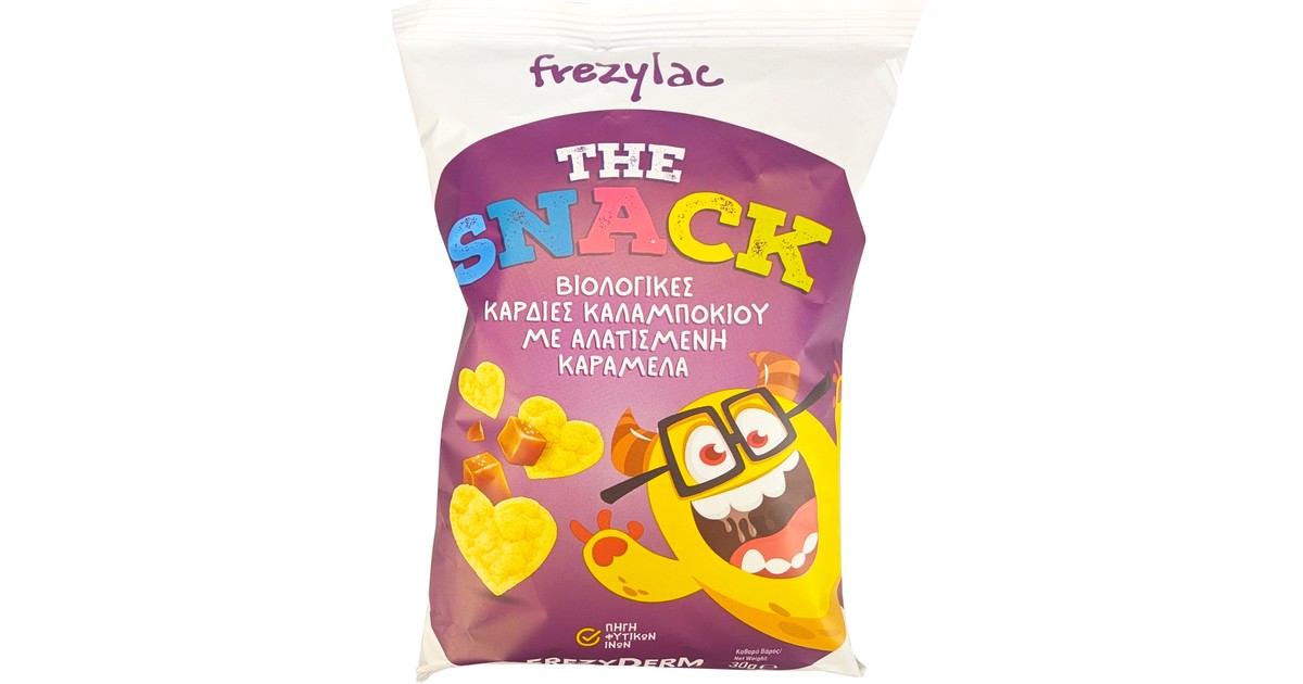 Frezyderm Frezylac The Snack Organic Corn Hearts Salted Caramel 30g ...