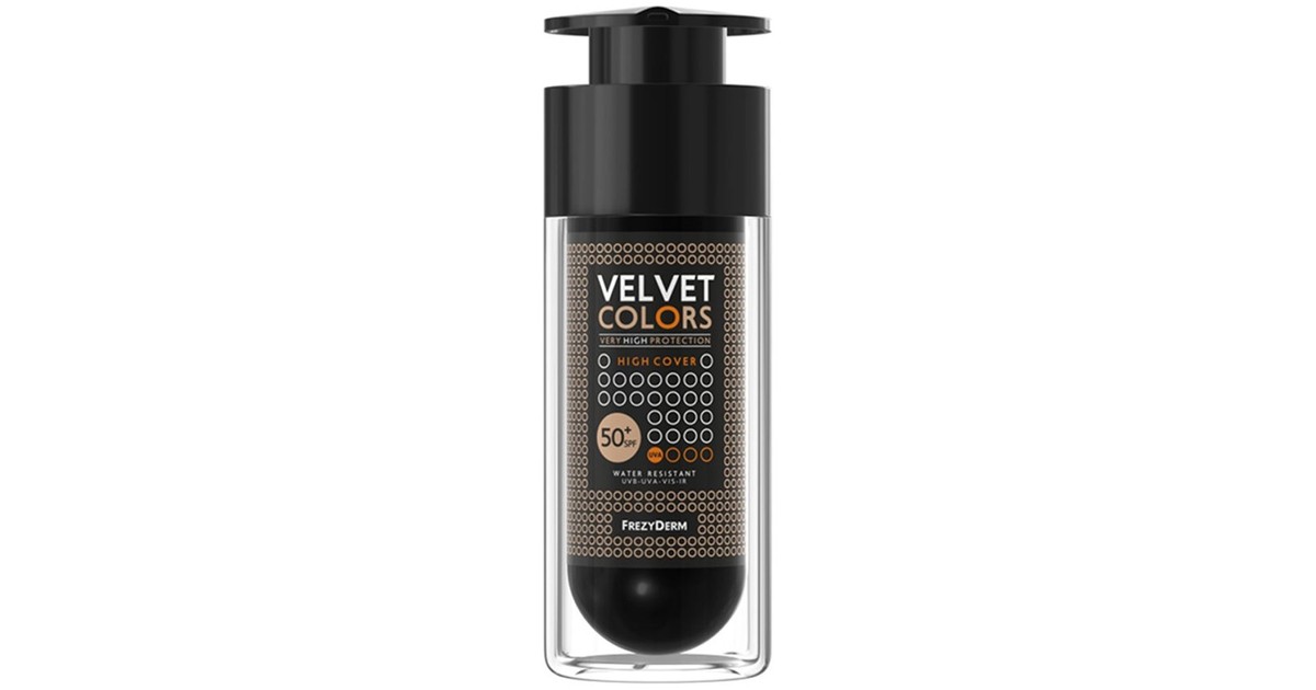 Frezyderm Velvet Colors Foundation High Cover Spf50+, 30ml | Pharm24.gr