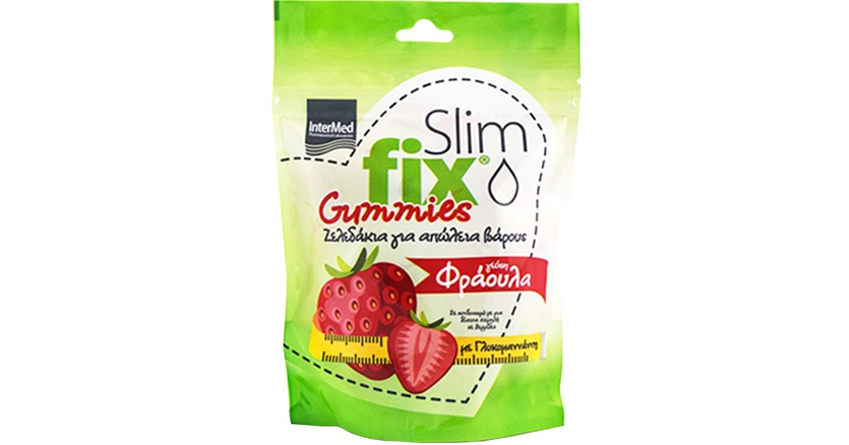 Intermed Slim Fix Gummies 42 Ζελεδάκια - Φράουλα | Pharm24.gr